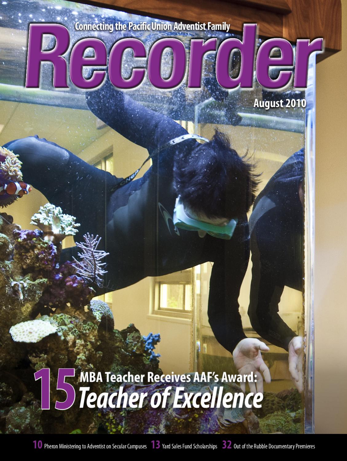 Pacific Union Recorder - August 2010 by Pacific Union Conference of ...