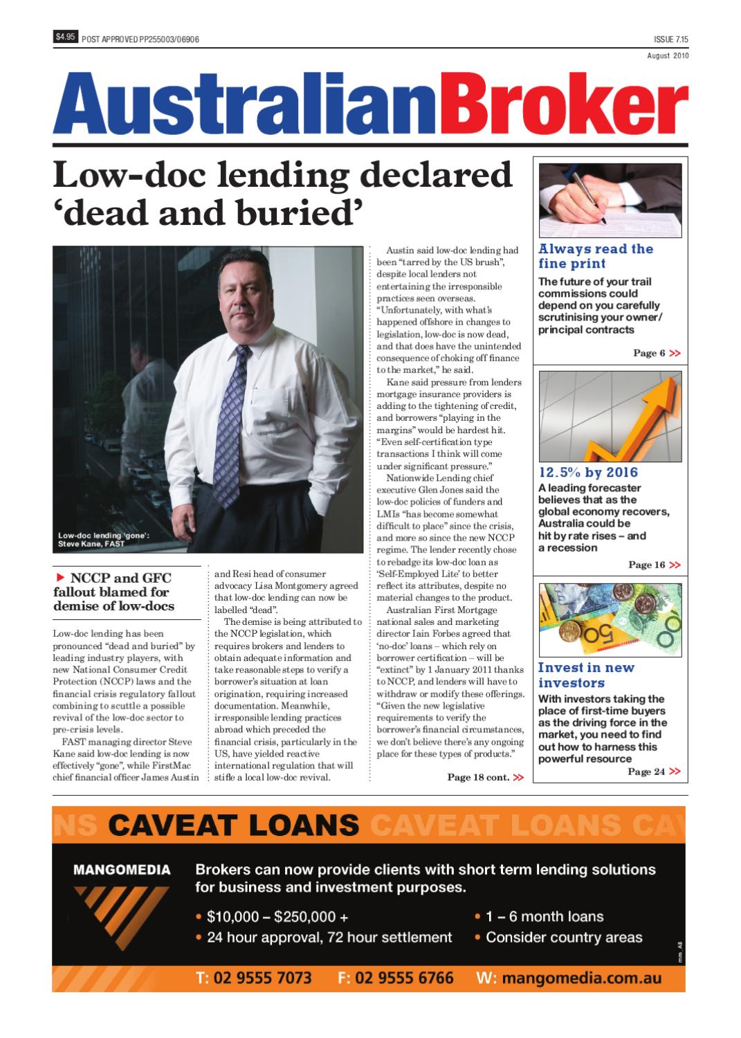 Australian Broker magazine Issue 7.15 by Key Media - Issuu