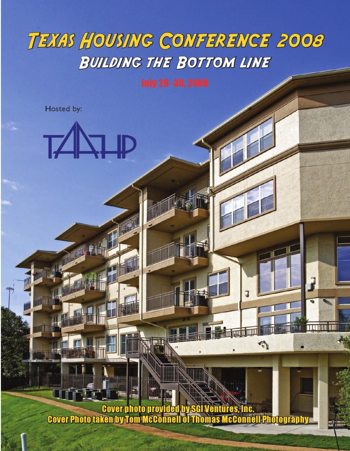 THC 2008 by Texas Housing Conference - Issuu