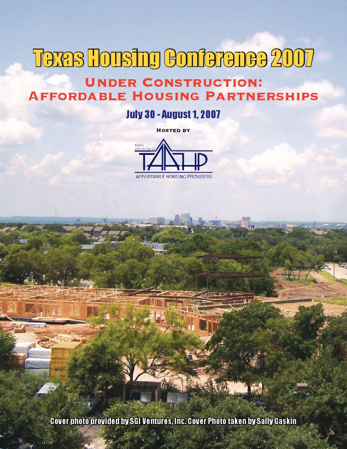 THC 2007 by Texas Housing Conference - Issuu
