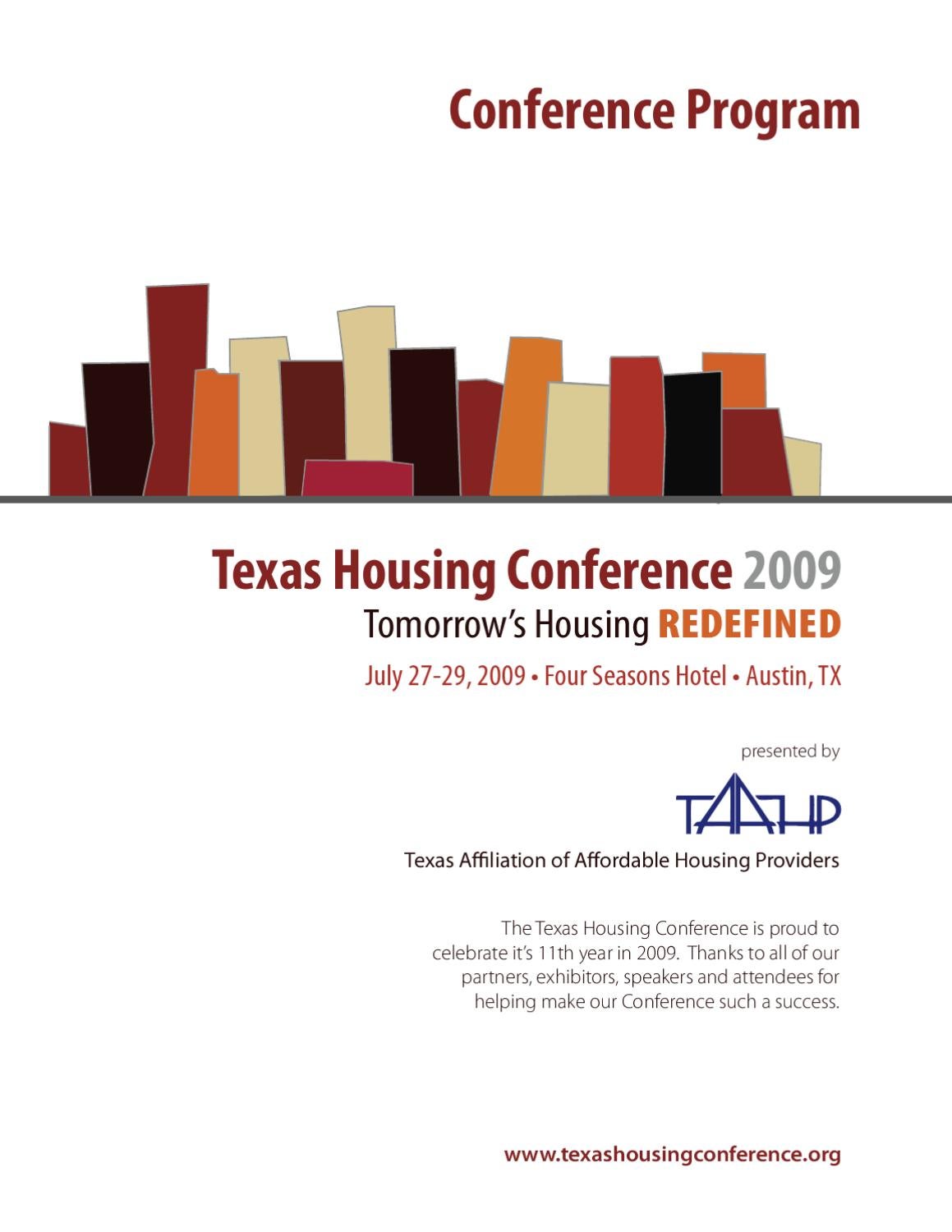 THC 2009 by Texas Housing Conference - Issuu