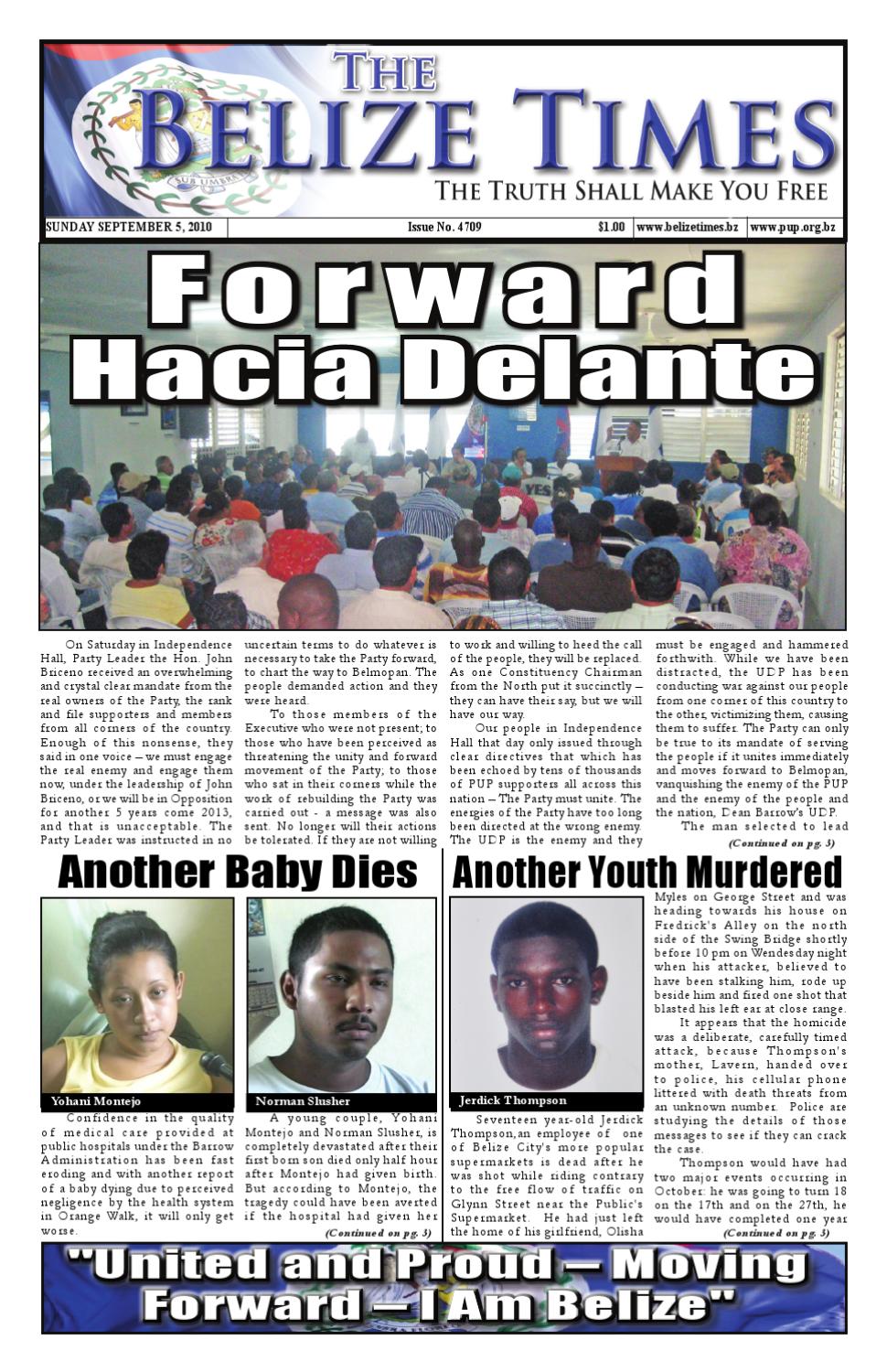 Belize Times September 5, 2010 by Belize Times Press - Issuu