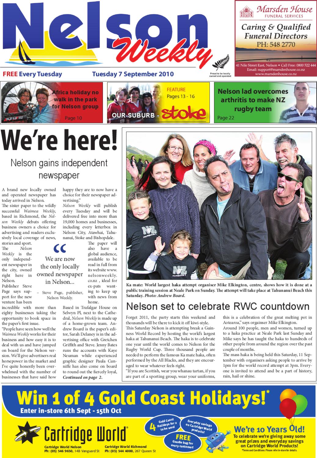 Nelson Weekly first edition - 070910 by Top South Media - Issuu