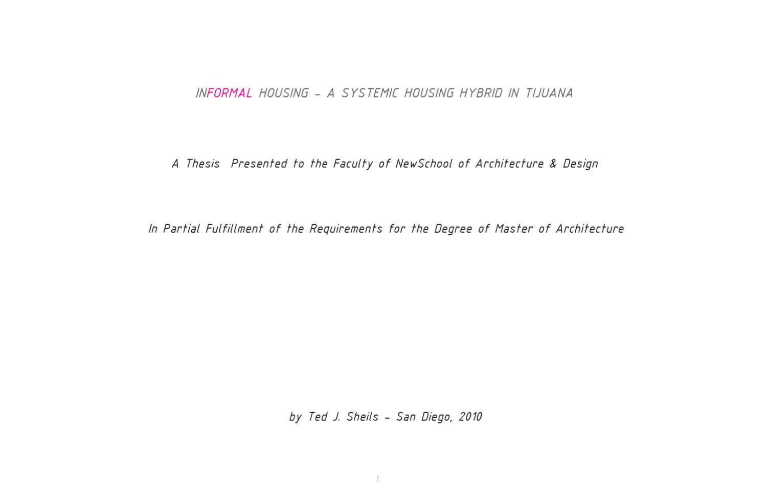 Thesis Book by Ted Sheils - Issuu