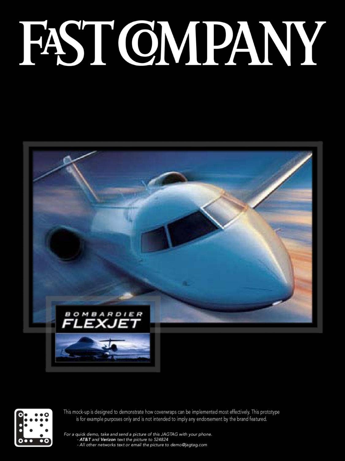 FLEXJET - Mockup Example of Magazine Cover Wrap Marketing by Audience ...