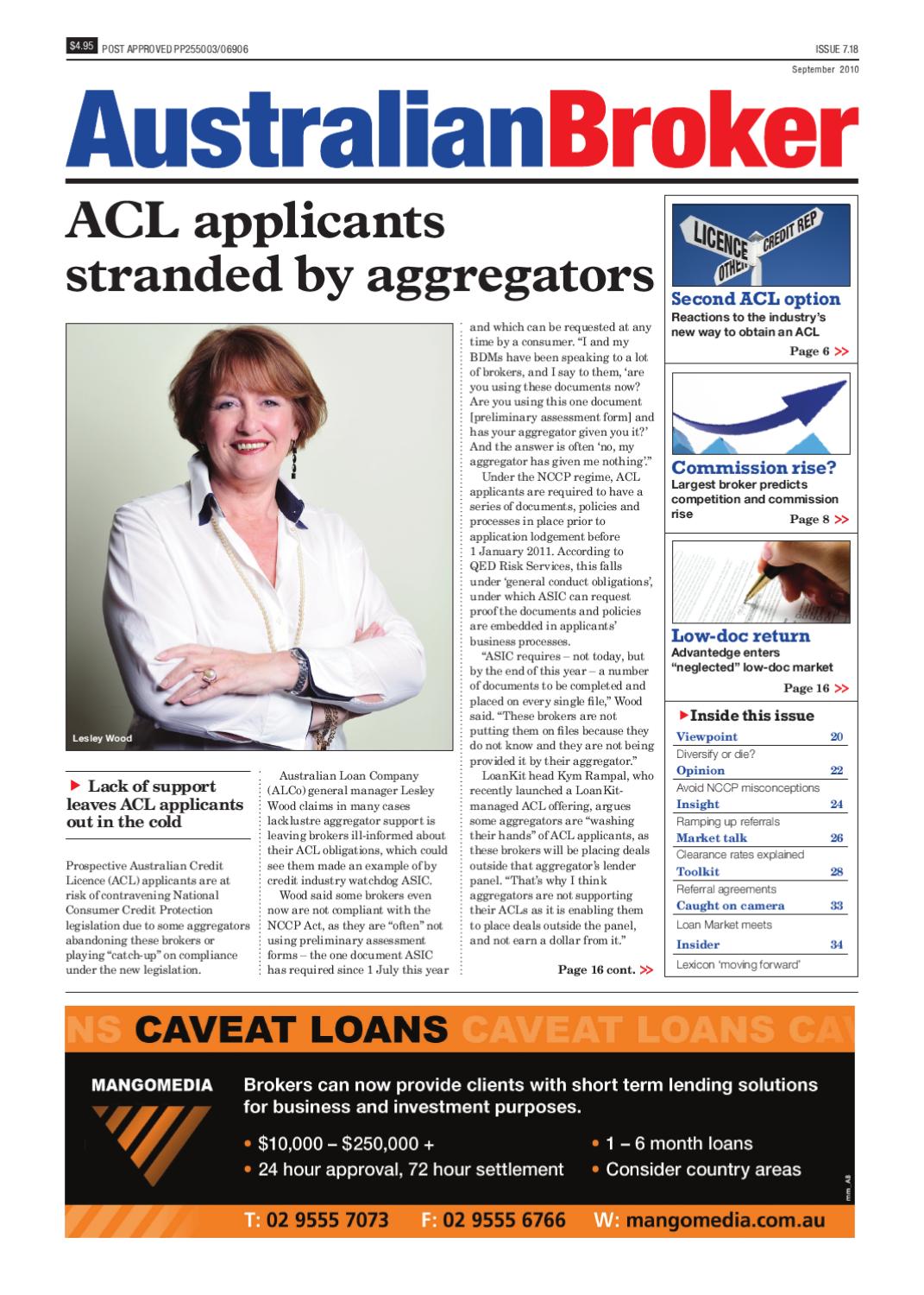 Australian Broker magazine Issue 7.18 by Key Media - Issuu