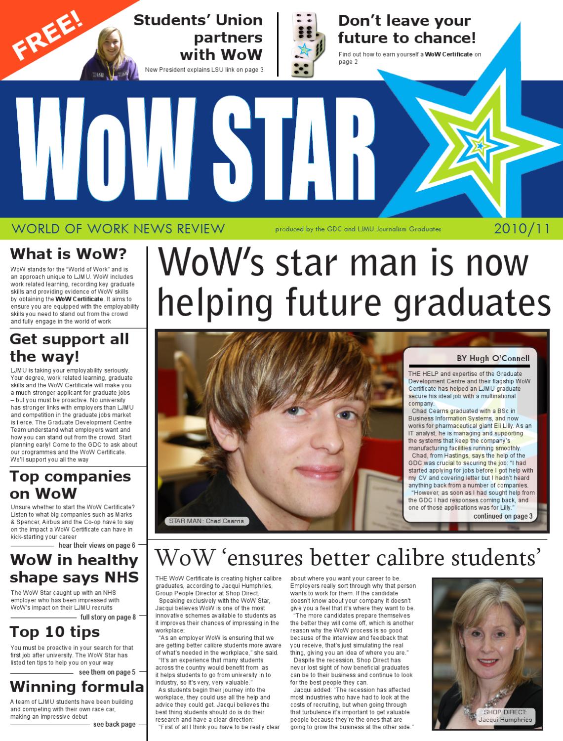 WoW Star 2010/11 by Steve Harrison - Issuu