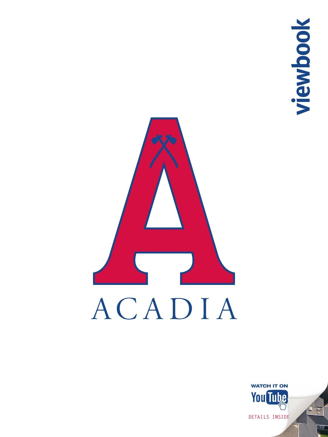 Acadia University Viewbook 2010 by Acadia University - Issuu