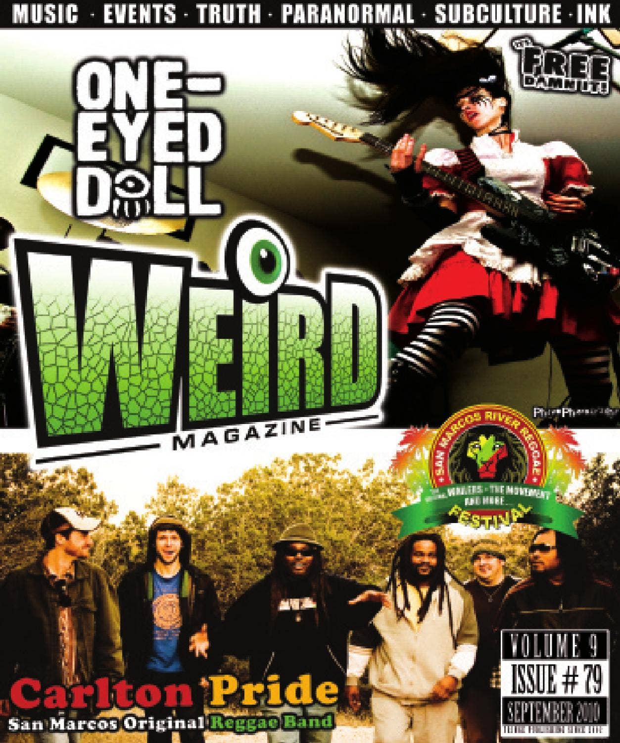 WEIRD SEPTEMBER 2010 ISSUE by Weird Magazine LLC - Issuu