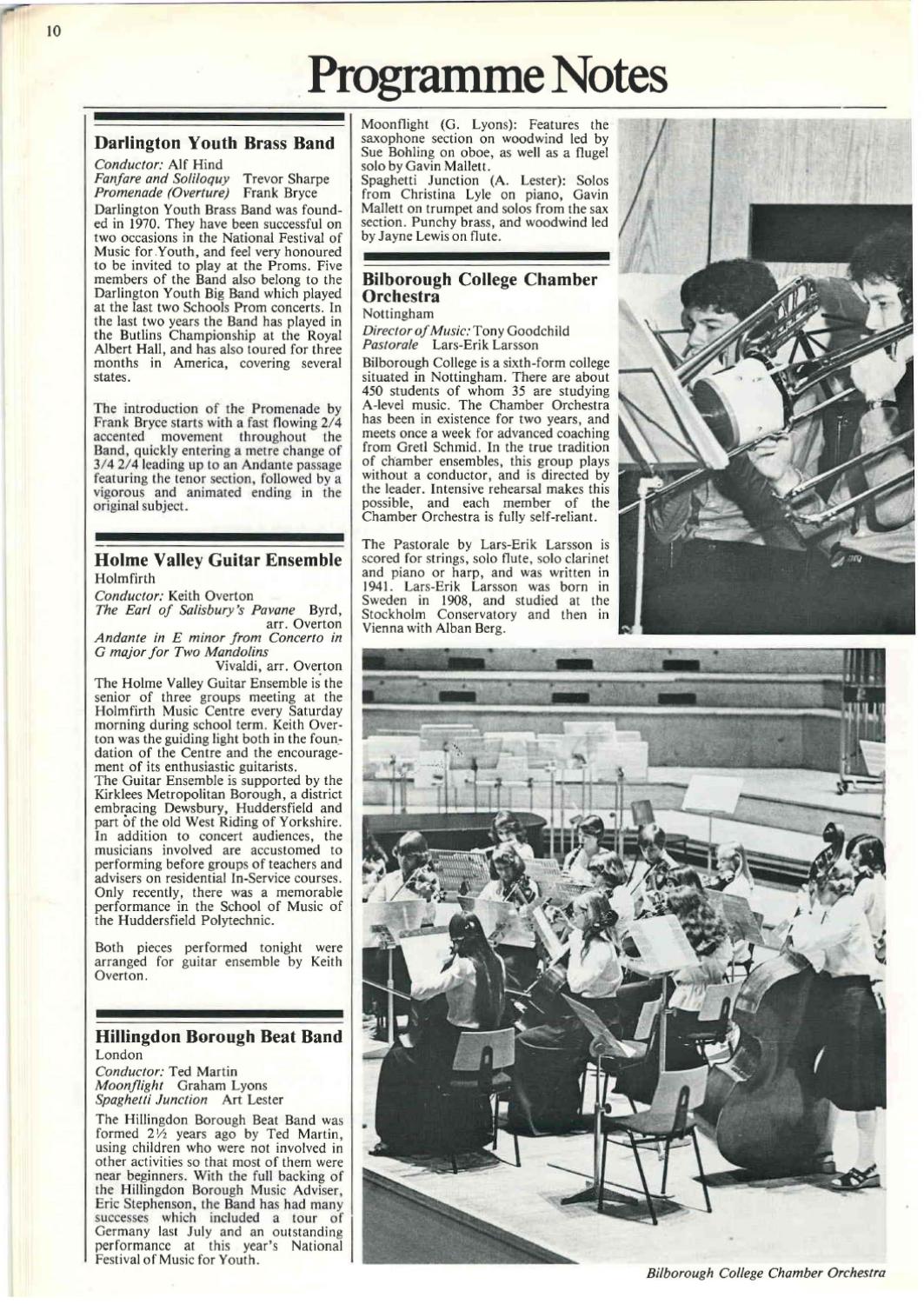 Schools Prom 1977 by Music for Youth - Issuu