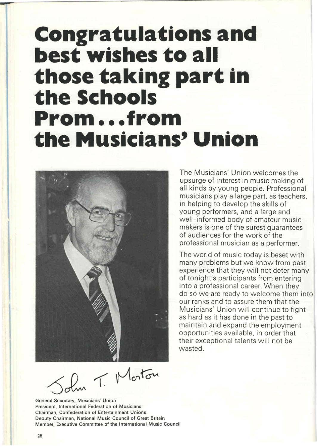 Schools Prom 1979 by Music for Youth - Issuu