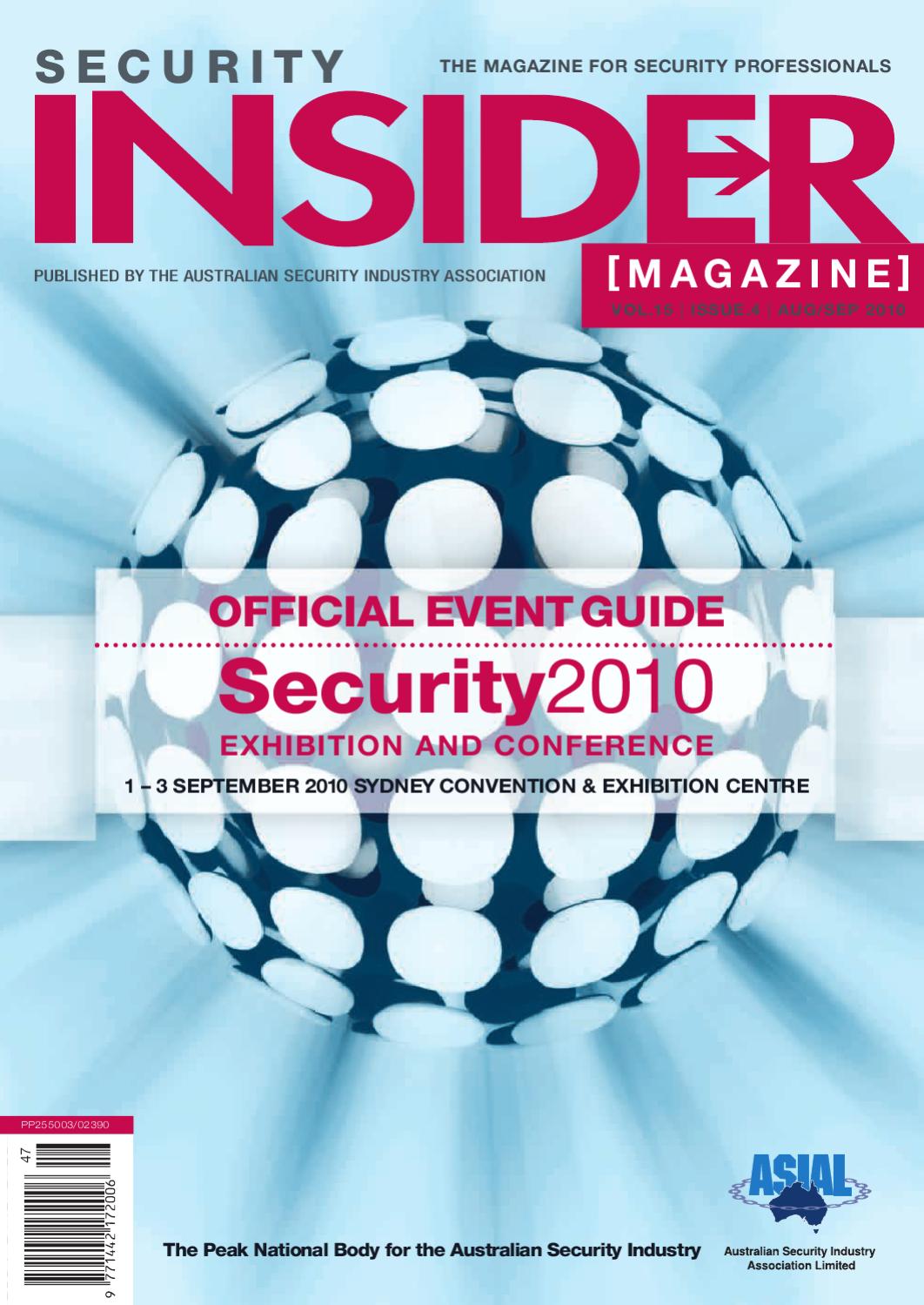 Security Insider Magazine Show Issue 2010 by Martin (Webfx2 Digital ...