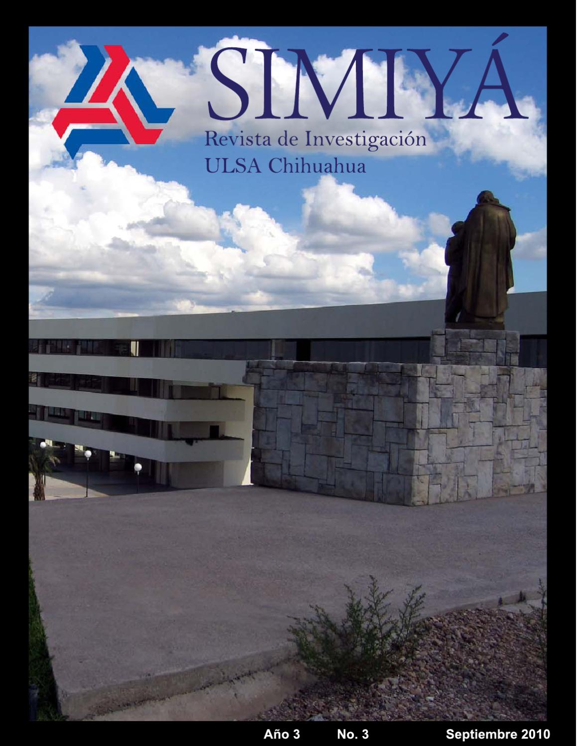 Revista de Investigación Simiyá Año 3 No. 3 by Rafael Ruiz - Issuu