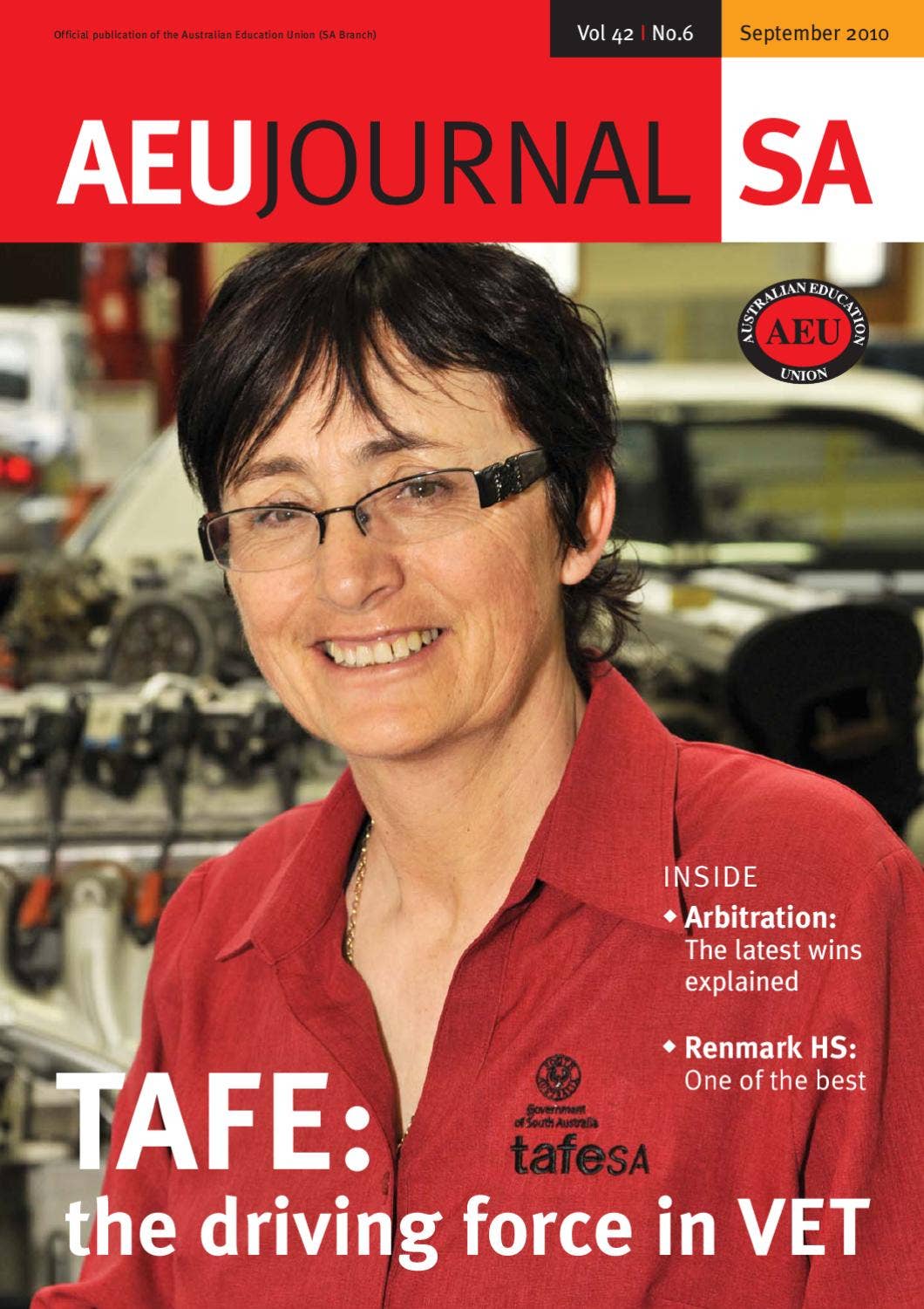 AEU Journal Vol 42. No. 6 by Australian Education Union (SA Branch) - Issuu