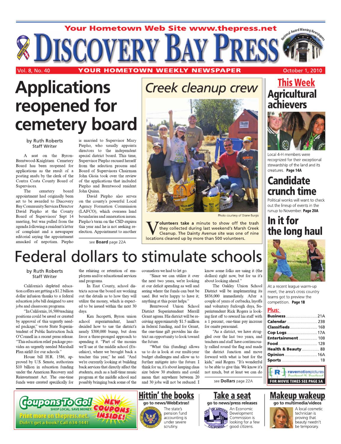 Discovery.Bay.Press_10.01.10 by Brentwood Press & Publishing - Issuu