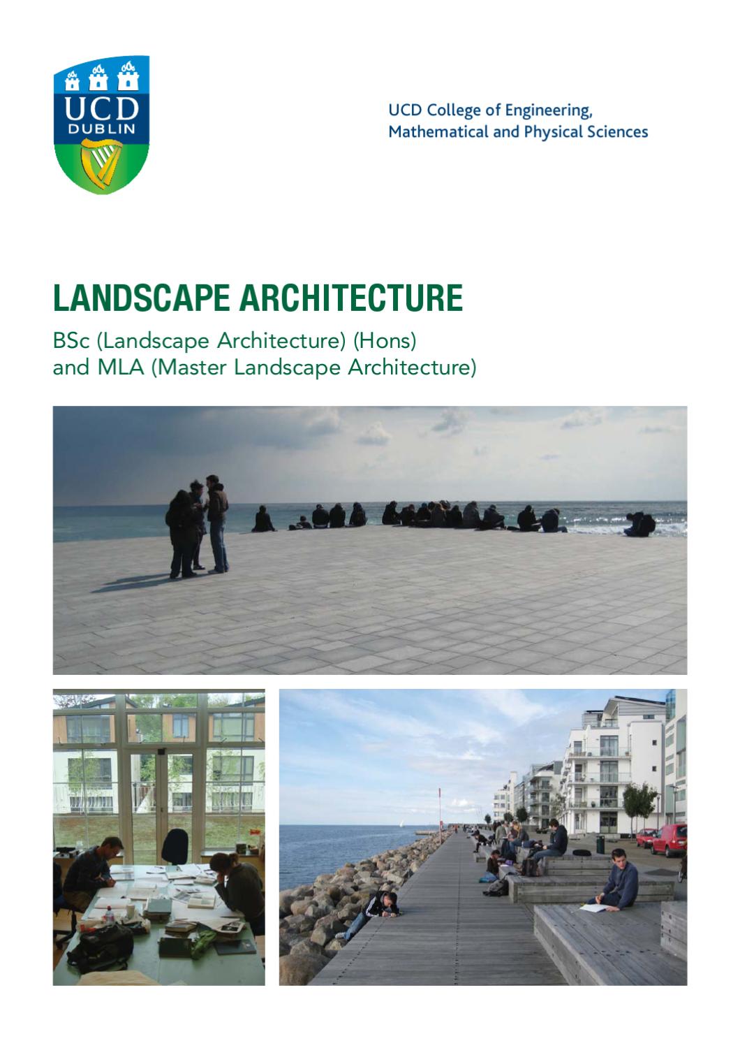 Landscape Architecture Brochure by Th!nk Media - Issuu