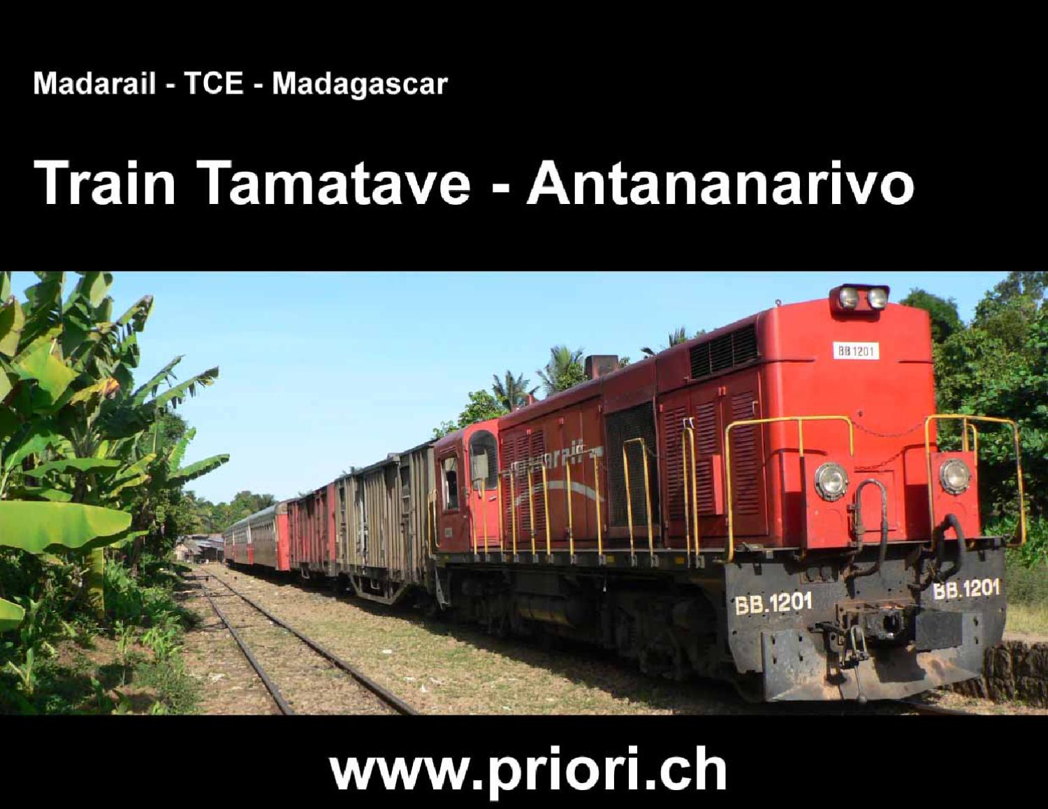 Madarail: train in Madagascar. Zug in Madagaskar by PRIORI Reisen ...