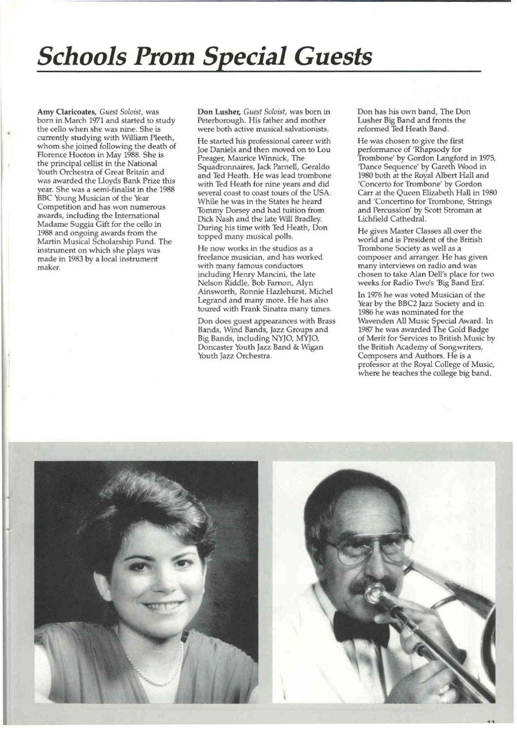 Schools Prom 1989 by Music for Youth - Issuu