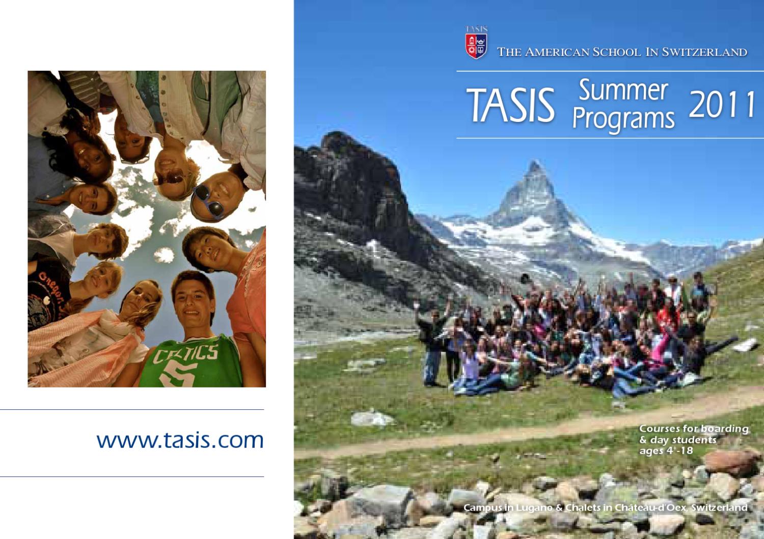 TASIS Switzerland Summer Programs by The American School in Switzerland ...