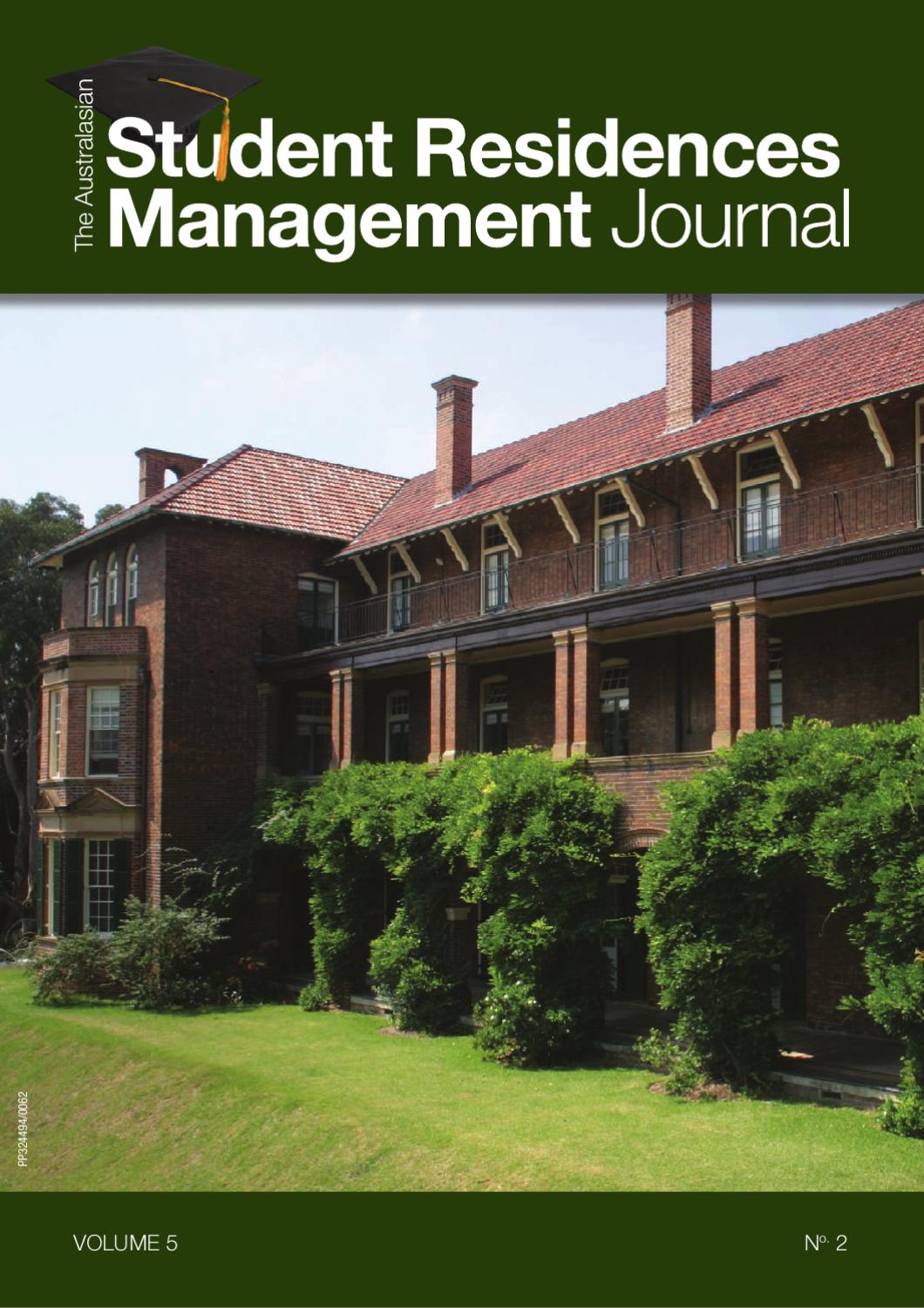 The Student Residences Management Journal 5_2 by Adbourne Publishing ...