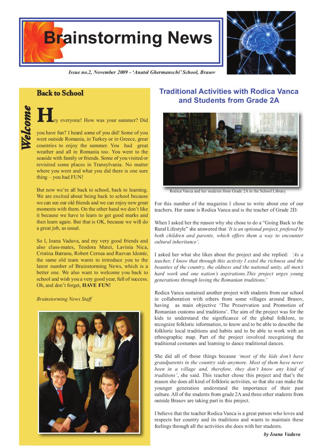 Brainstorming News Issue no 2, November 2009 by Projects Abroad - Issuu