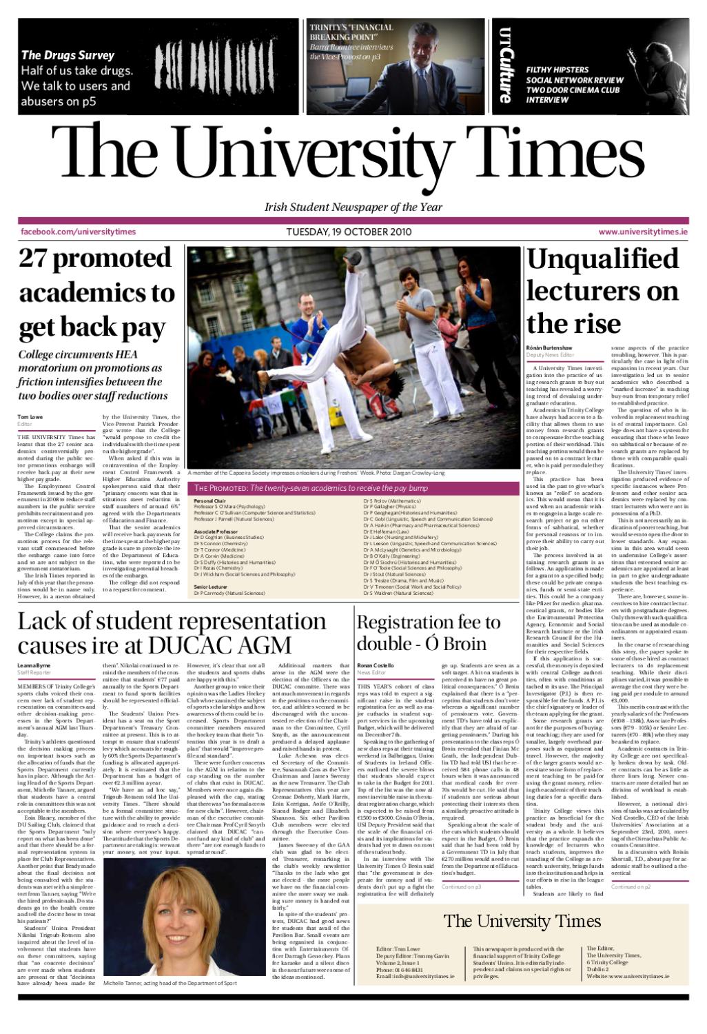 The University Times Volume 2 Issue 2 by The University Times - Issuu