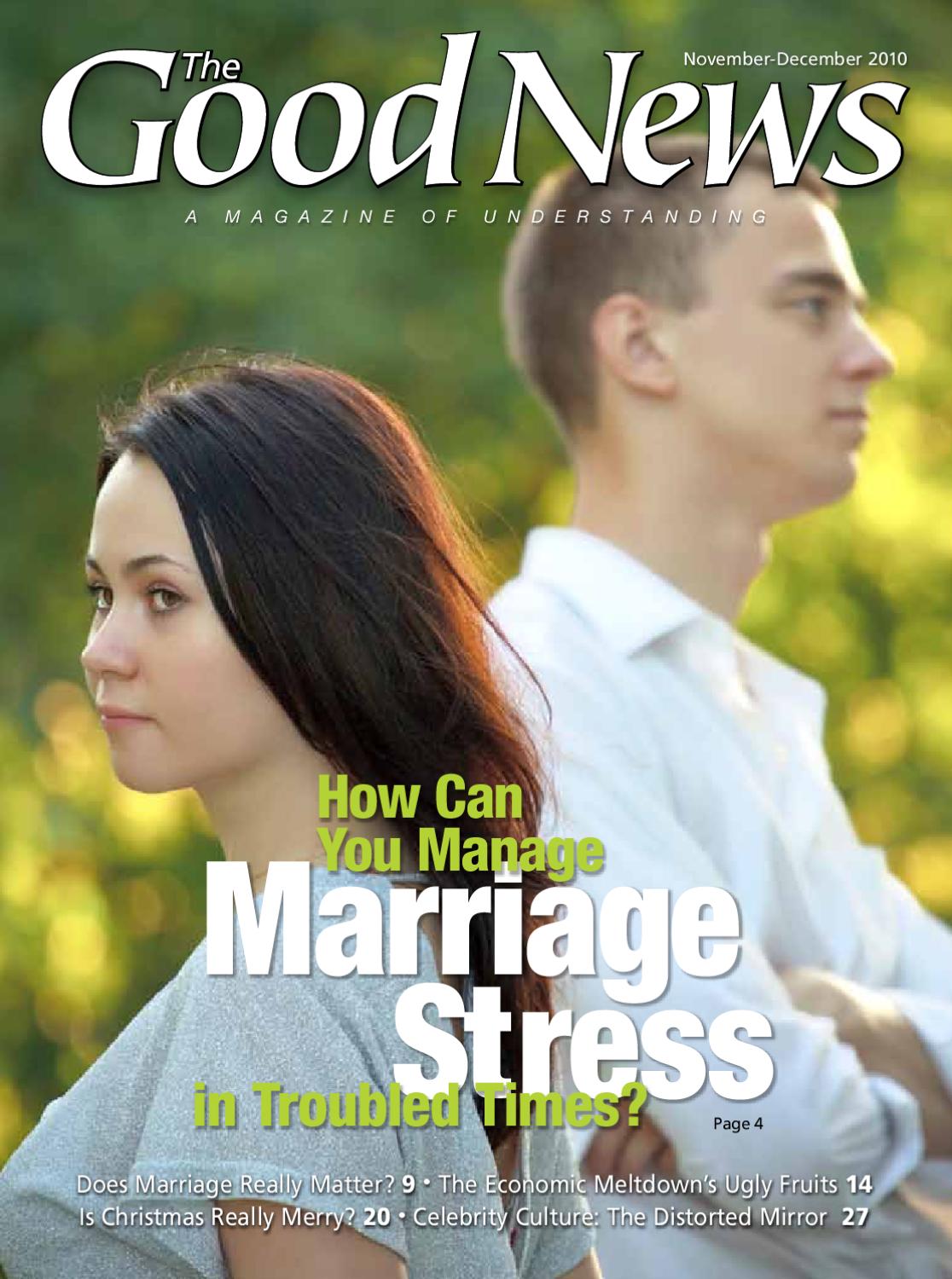 The Good News Magazine - November/December 2010 by United Church of God ...