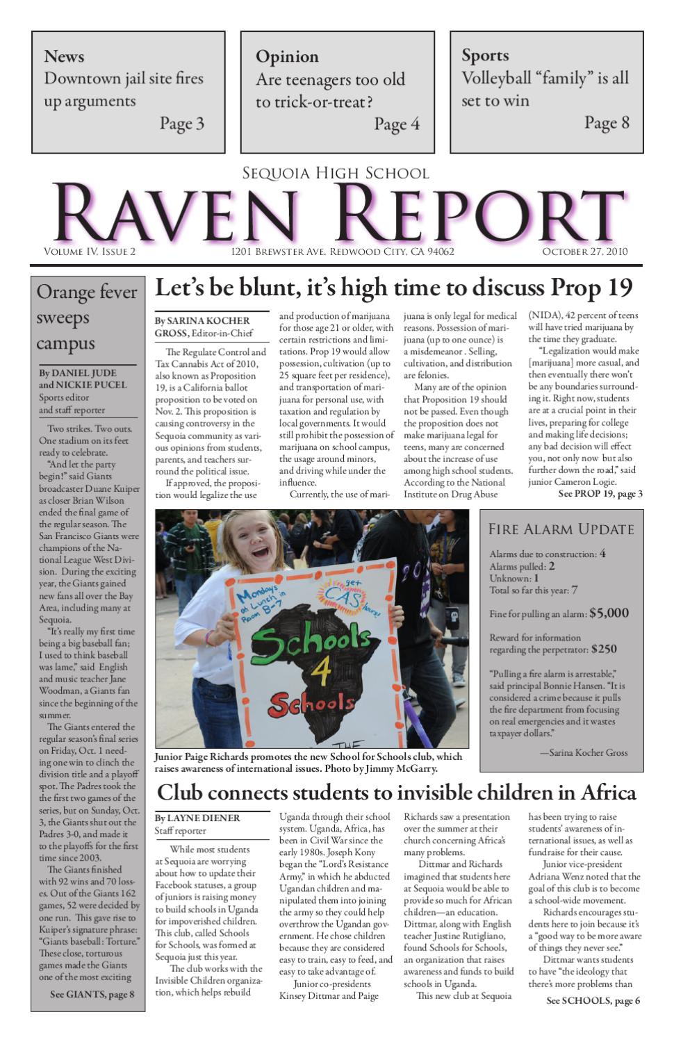 Raven Report Issue 2 by Sequoia High School Raven Report - Issuu