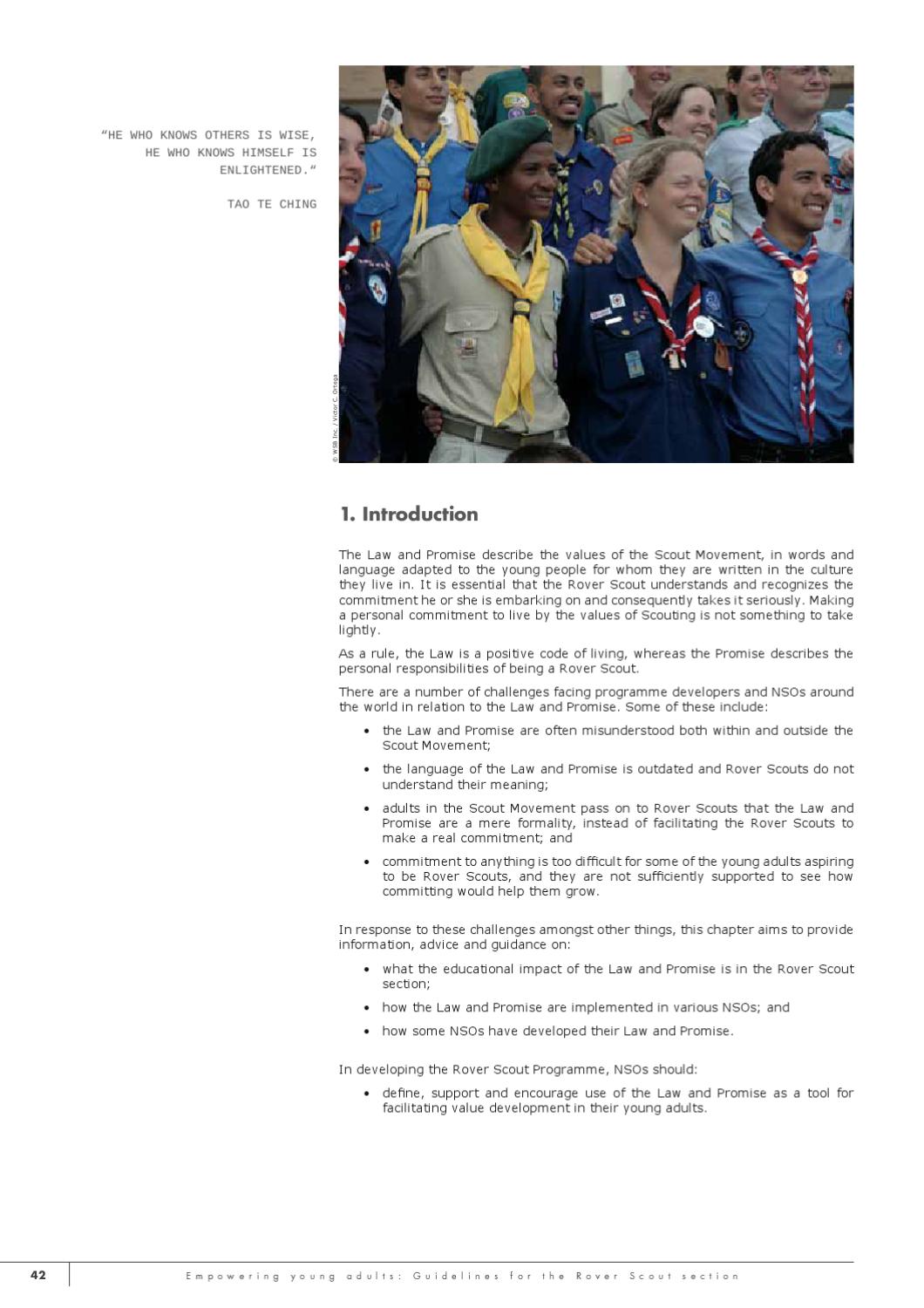 Empowering Young Adults: Guidelines for the Rover Scout section by ...