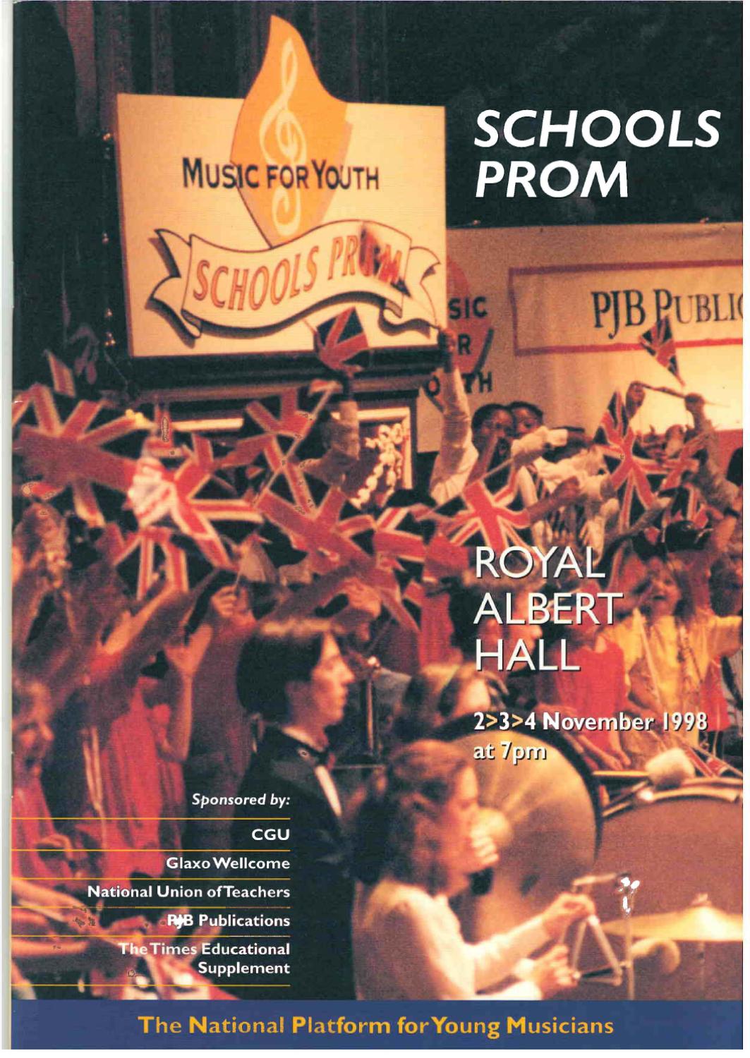 Schools Prom 1998 by Music for Youth - Issuu
