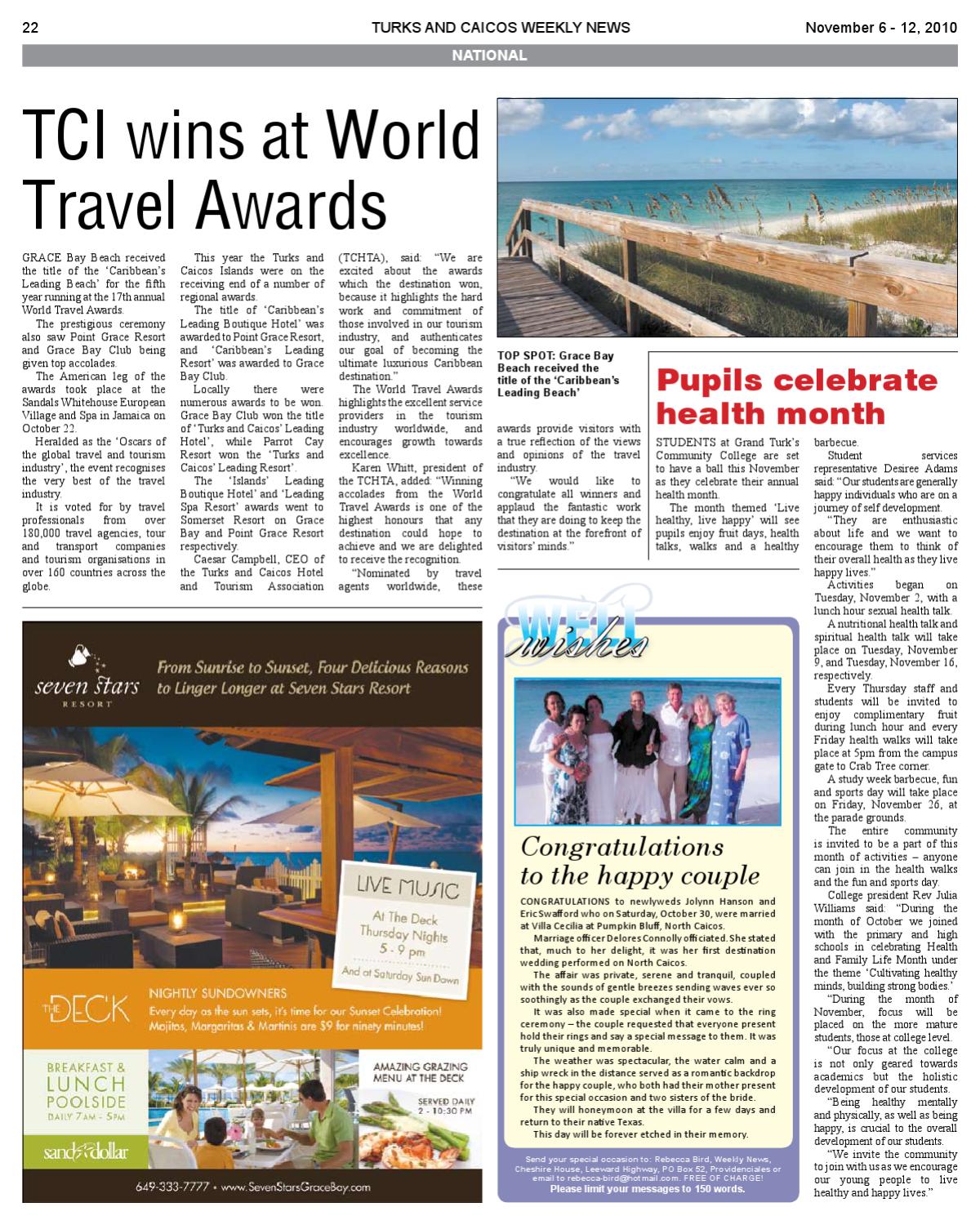 Turks and Caicos Weekly News - Issue 44 by TC Weekly News - Issuu