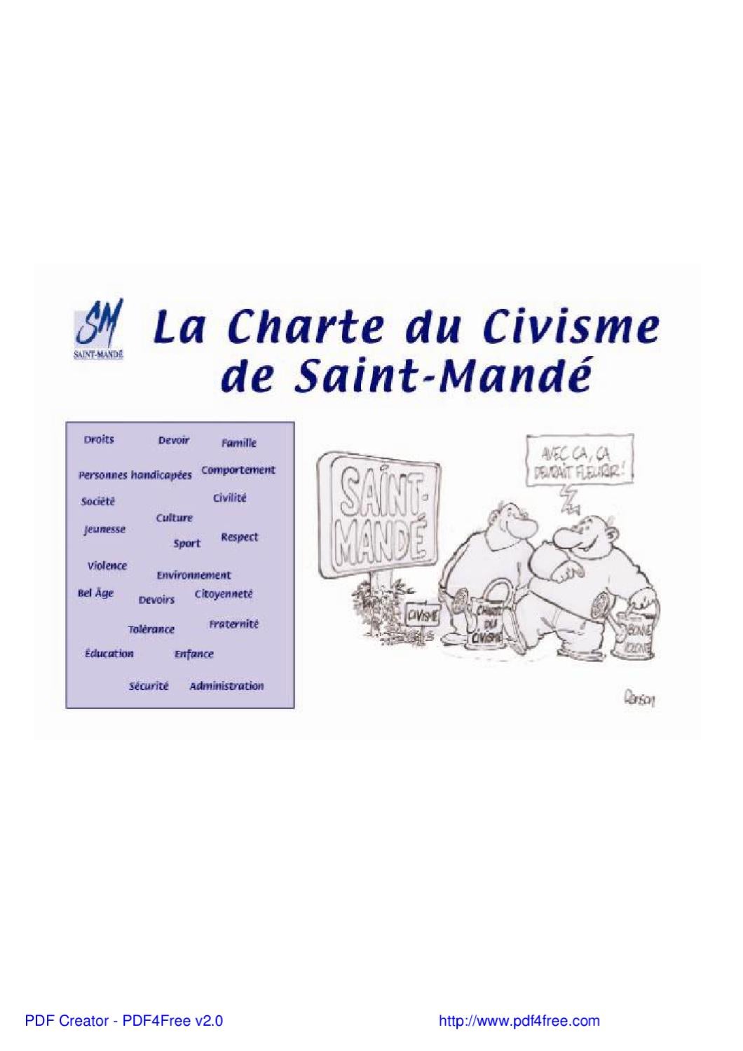 La Charte du Civisme by Mairie de Saint-Mandé - Issuu