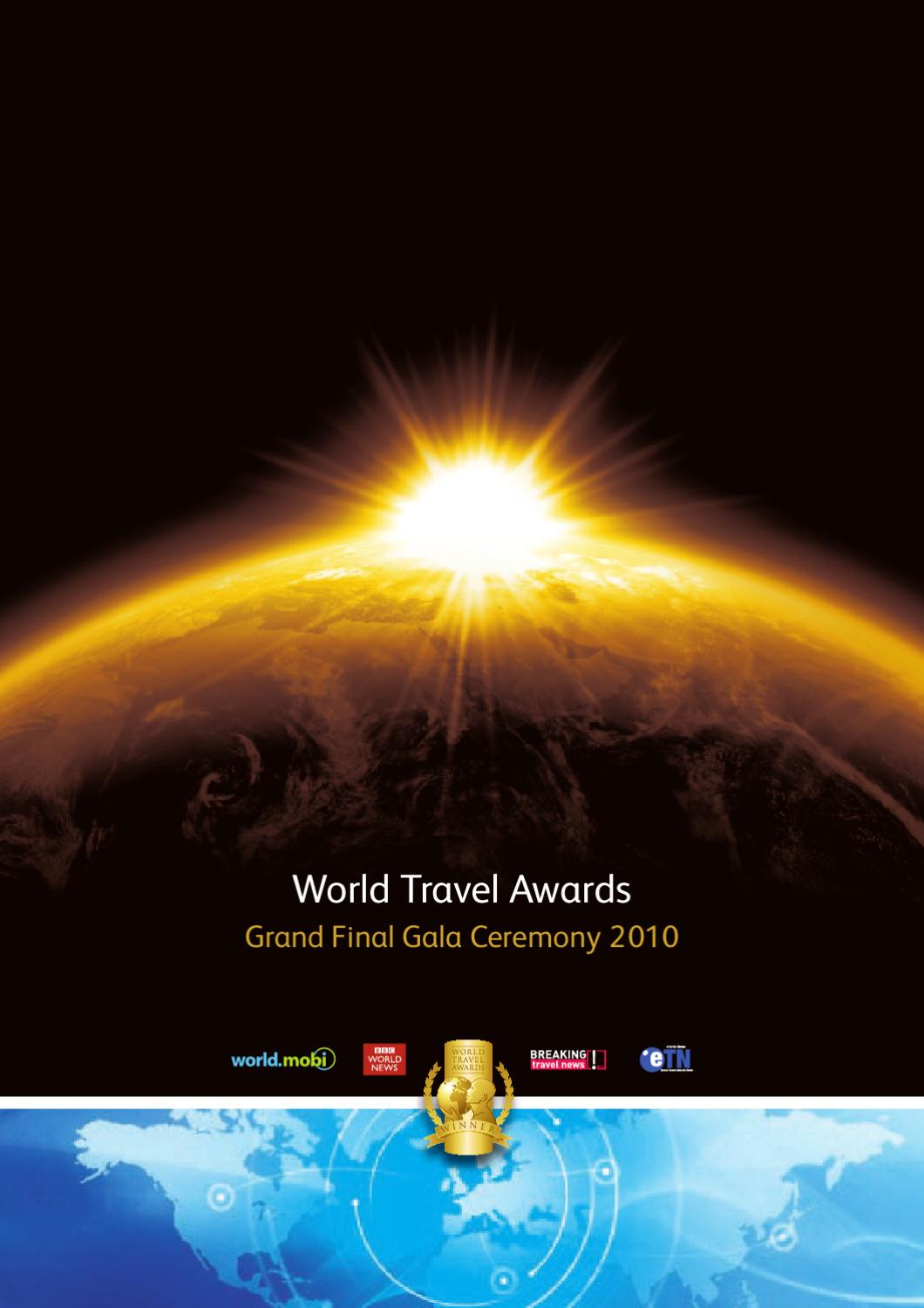 Event Programme - World Travel Awards Grand Final Gala Ceremony 2010 by ...