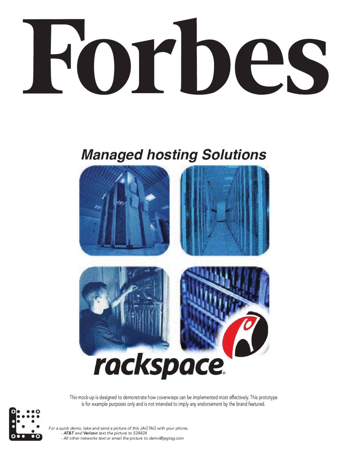 RACKSPACE - Mockup Example of Magazine Cover Wrap Marketing by Audience ...