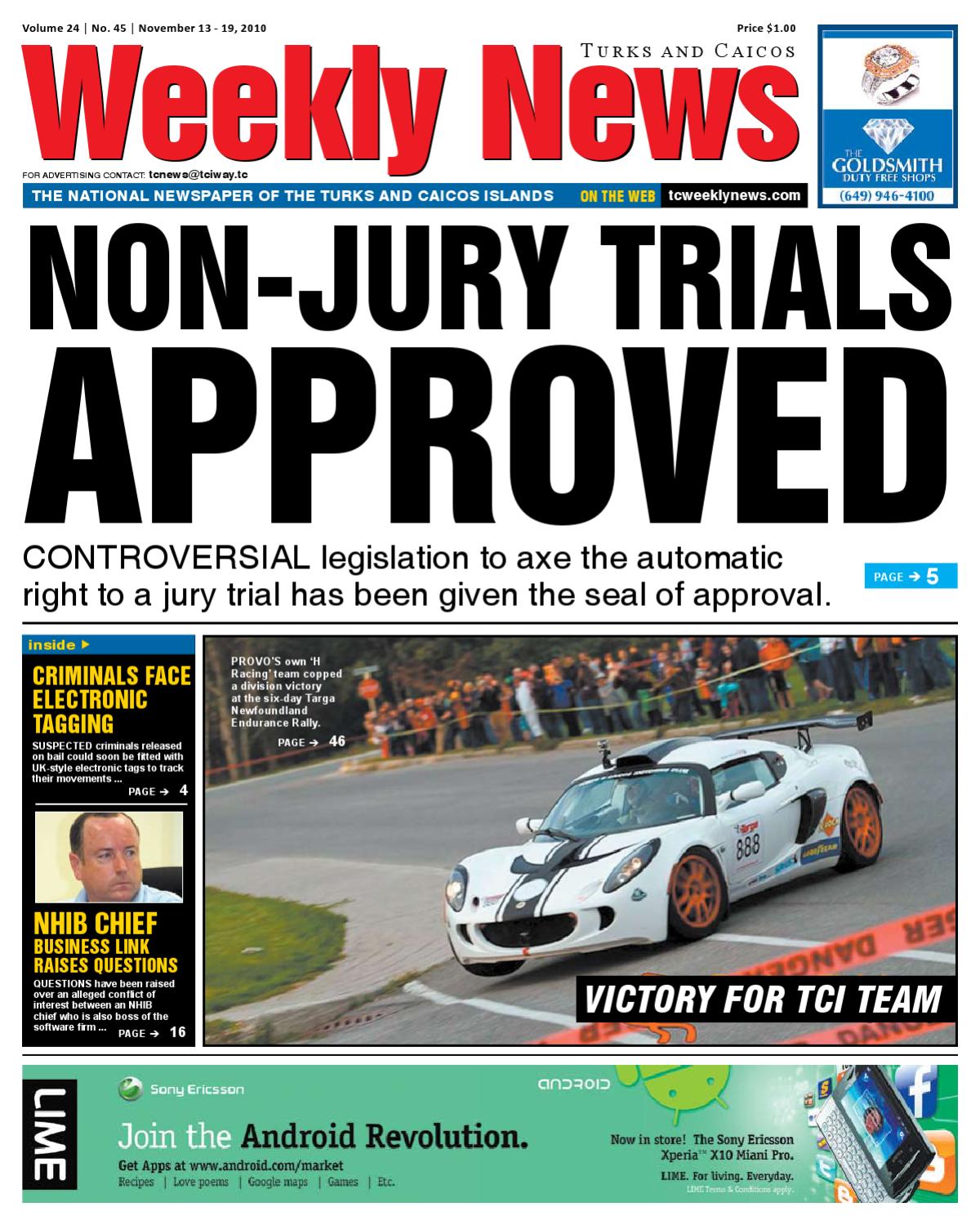 Turks and Caicos Weekly News - Issue 45 by TC Weekly News - Issuu