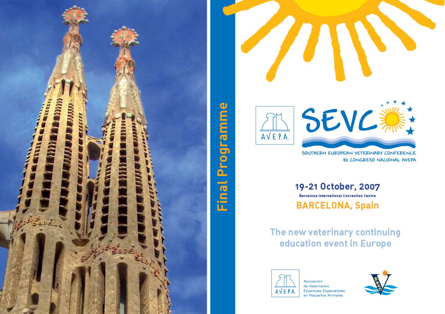 SEVC 2007 Final Programme by SEVC - Issuu