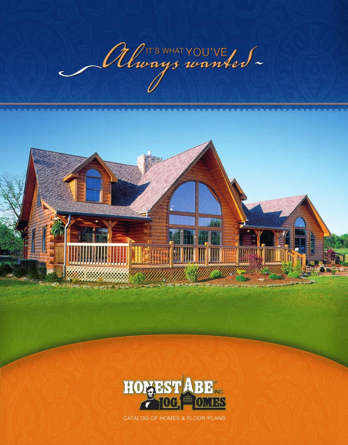 Honest Abe Log Homes, Floor Plan Catalog by Honest Abe Log Homes - Issuu
