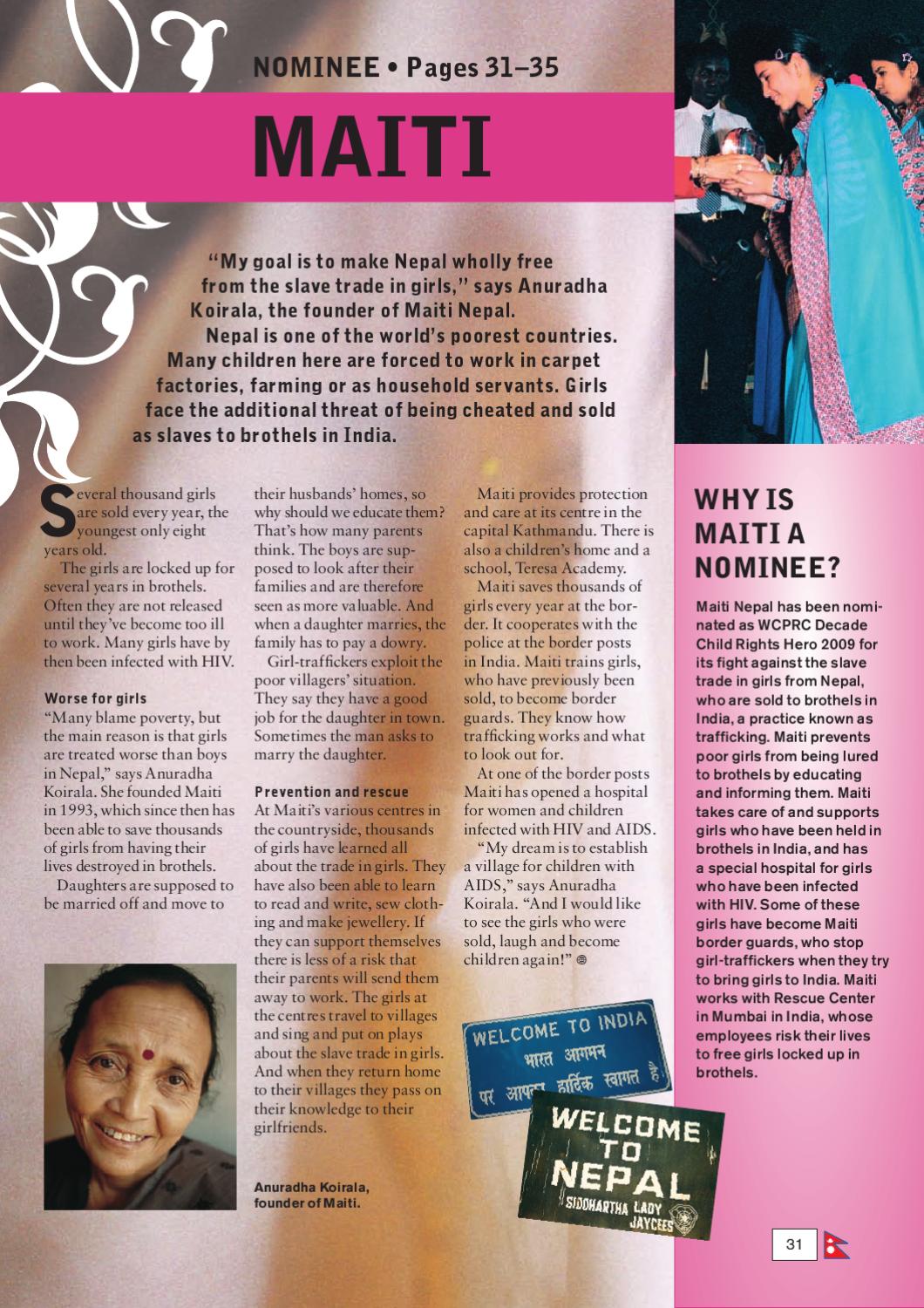 Eng Maiti Nepal by World's Children's Prize Foundation - Issuu