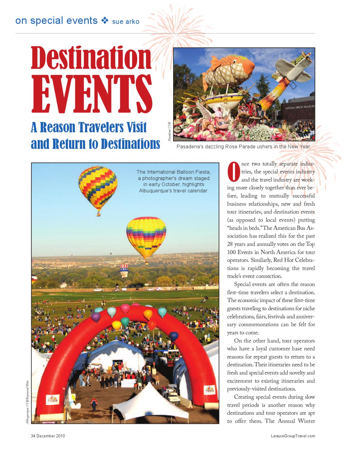 On Special Events by Premier Travel Media - Issuu