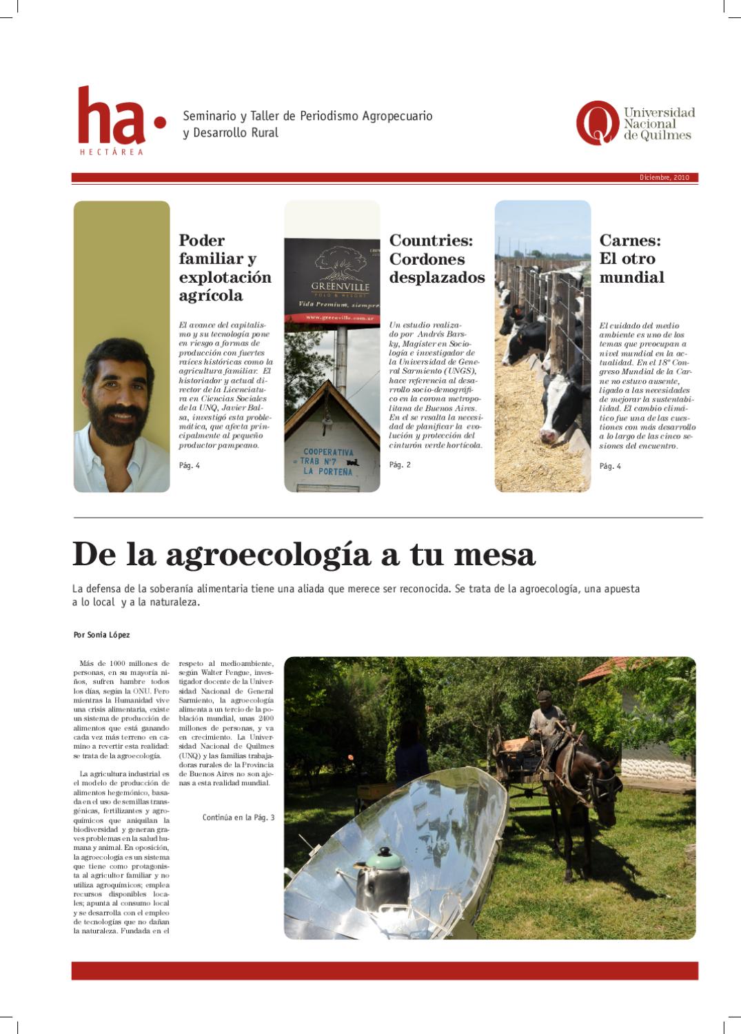 HA [Hectárea] by Licenciatura en Comunicación Social - UNQ - Issuu