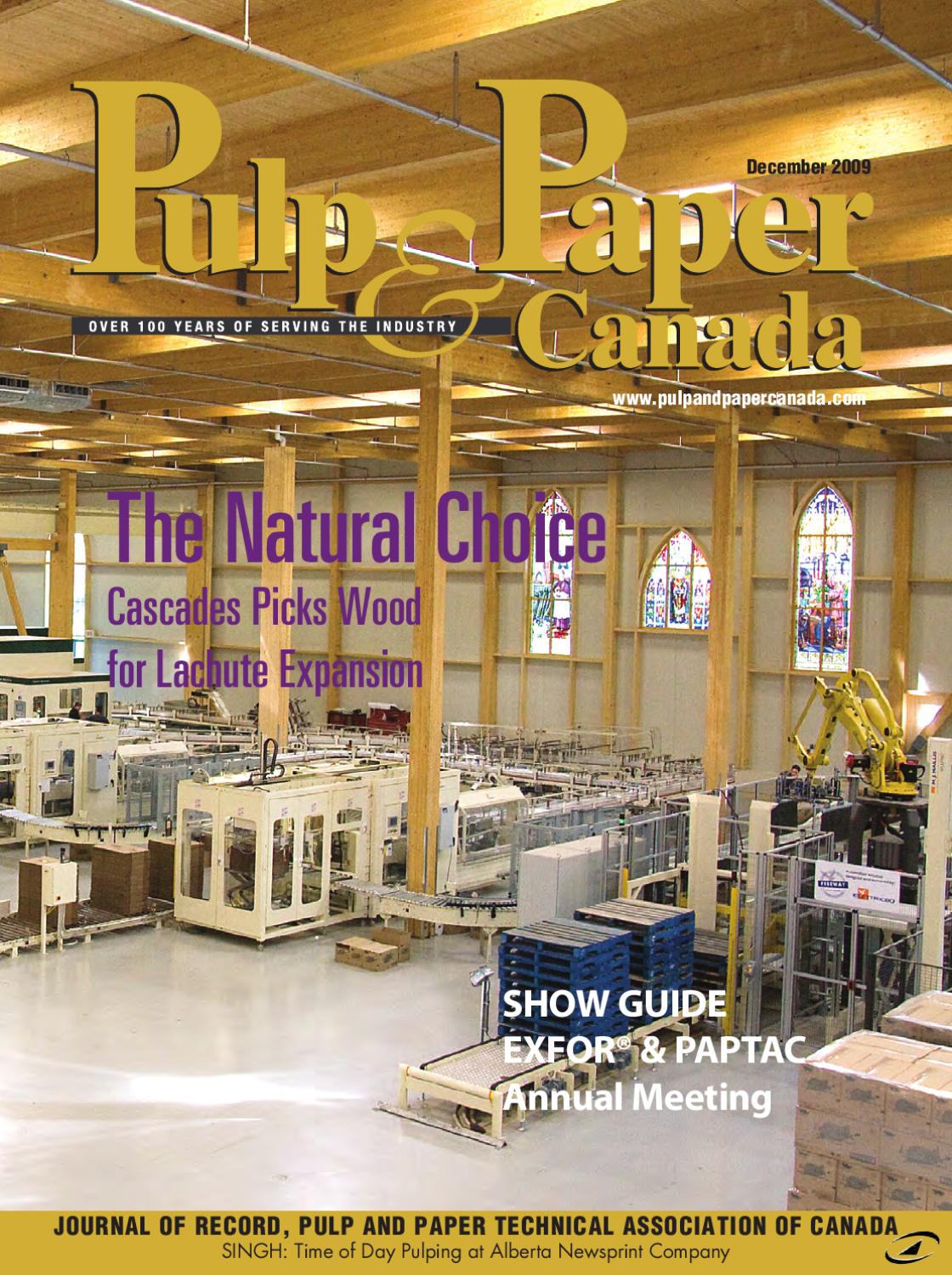 Pulp & Paper Canada December 2009 by Annex Business Media - Issuu