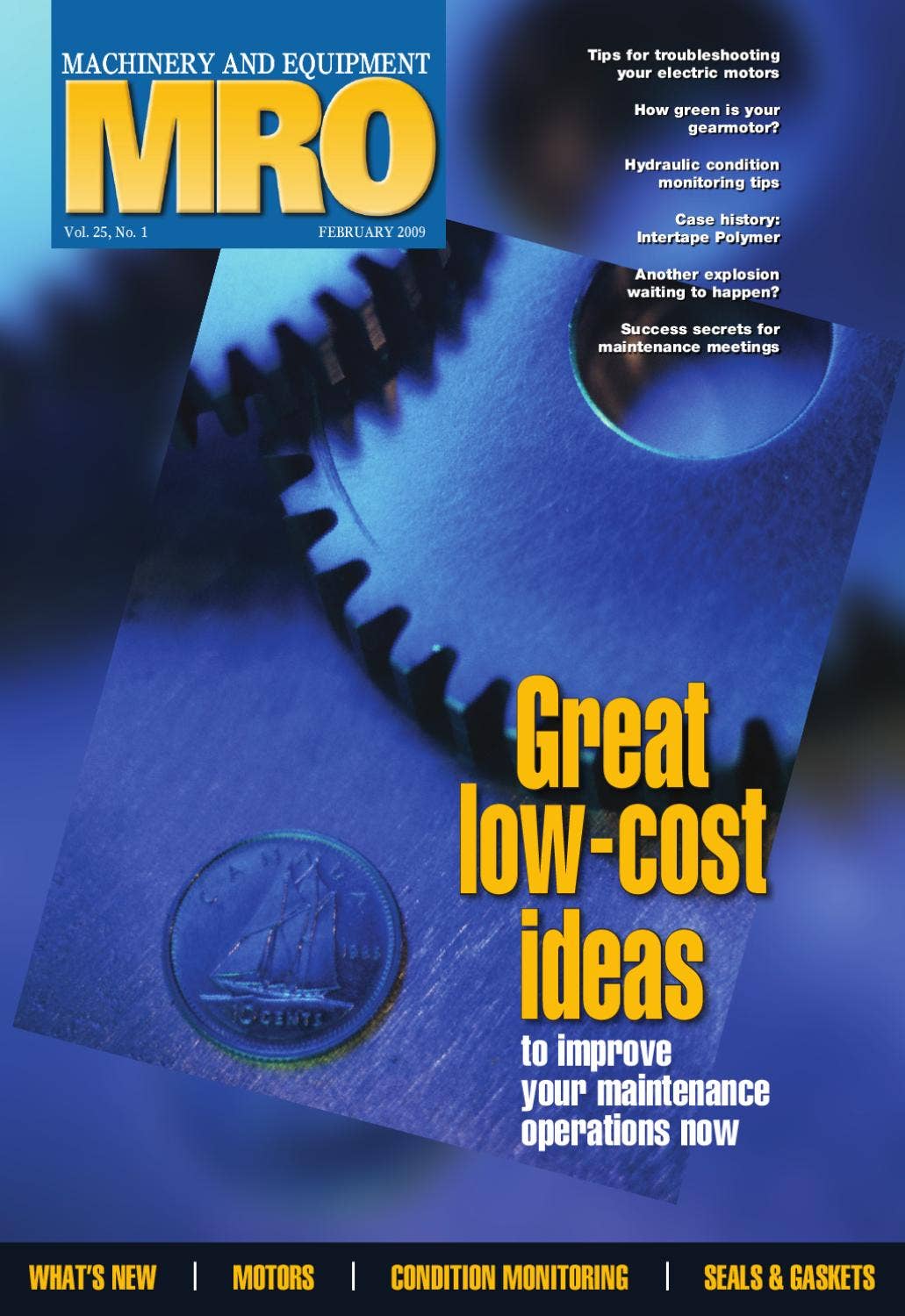 Machinery & Equipment MRO February 2009 by Annex Business Media - Issuu