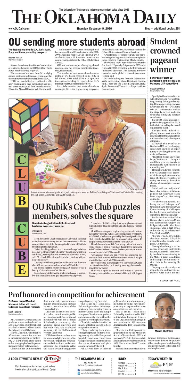 The Oklahoma Daily by OU Daily - Issuu