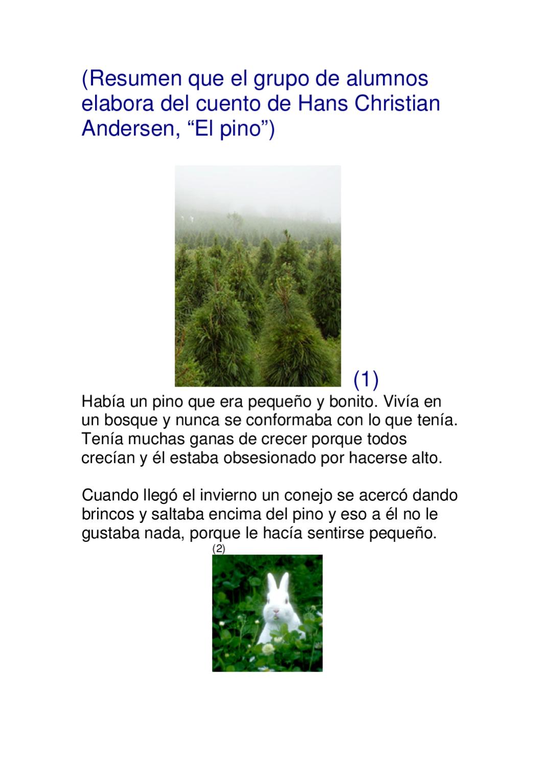 Resumen del cuento "El pino". by marimar llorente - Issuu