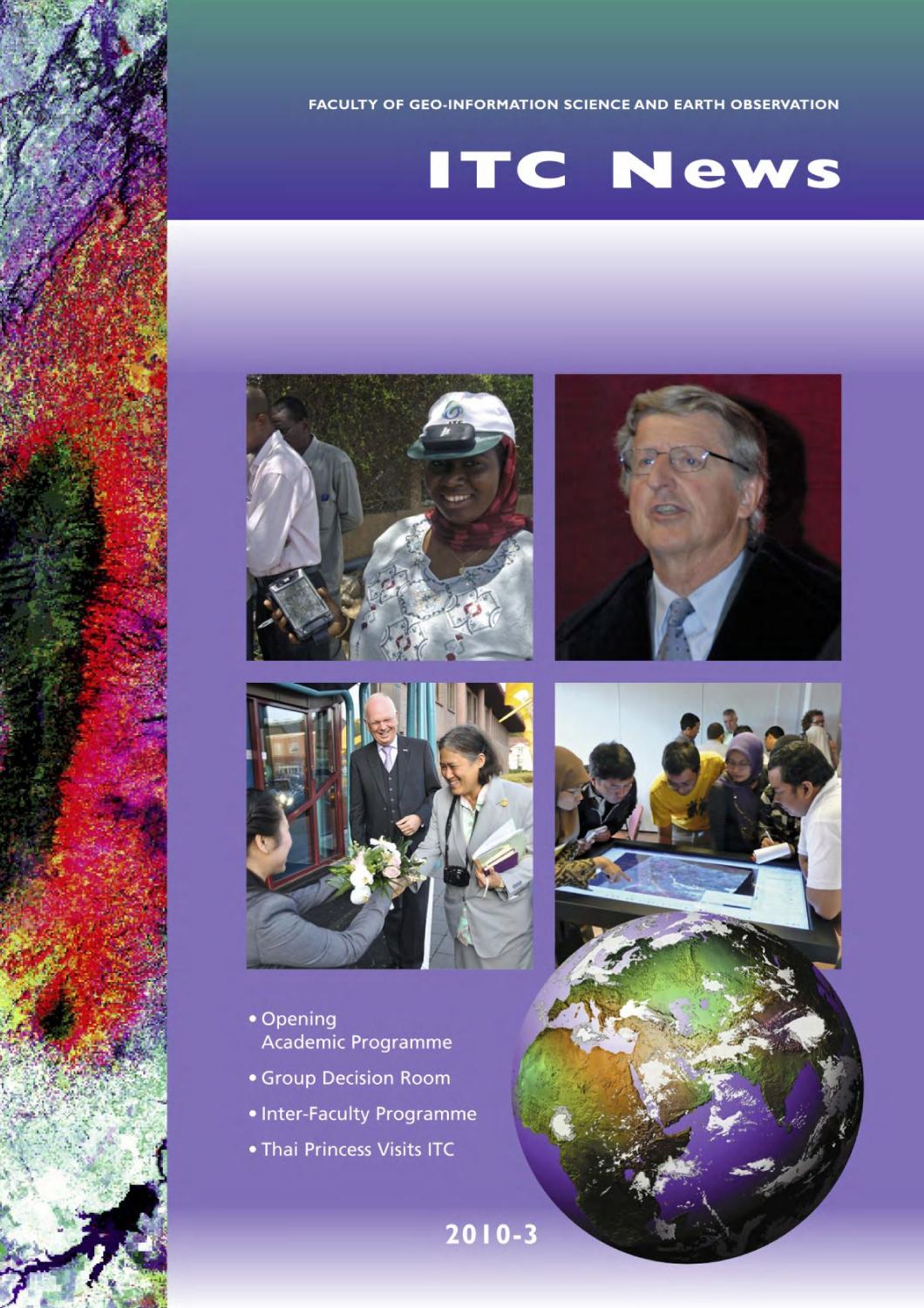 ITC News 2010-Q3 by Faculty of Geo-Information Science and Earth ...
