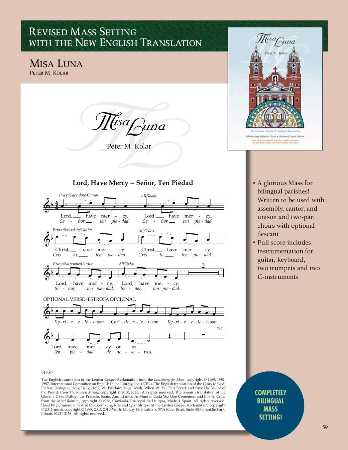 Misa Luna WEB by World Library Publications - Issuu