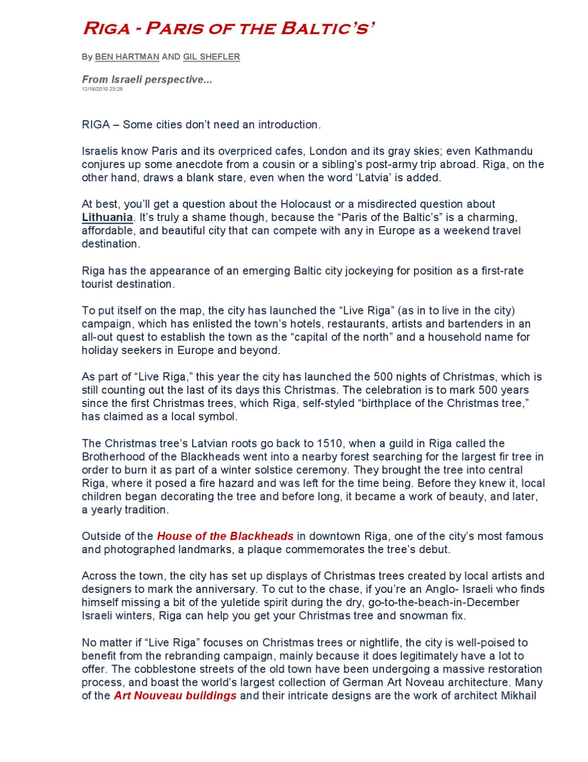 Riga by Jack Neihausen - Issuu