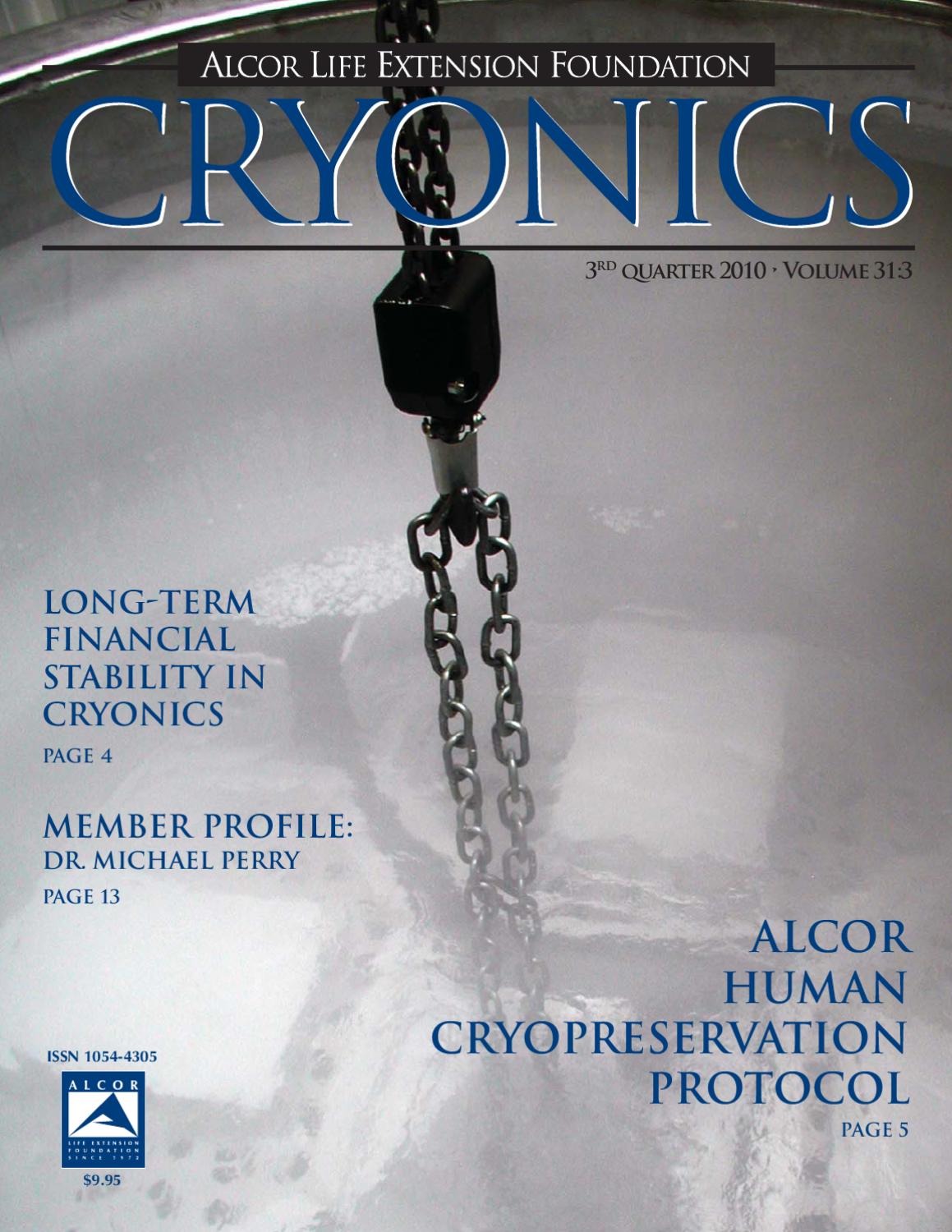 Cryonics Magazine 2010-3 by Alcor Life Extension Foundation - Issuu