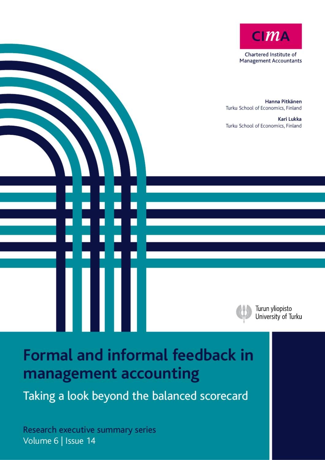 Formal and informal feedback in management accounting by Chartered ...