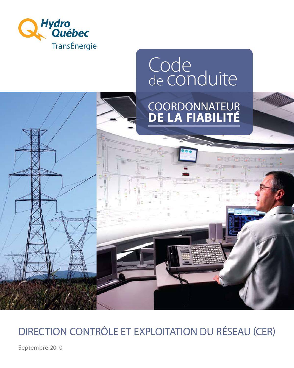 code de conduite by Hydro-Québec - Issuu